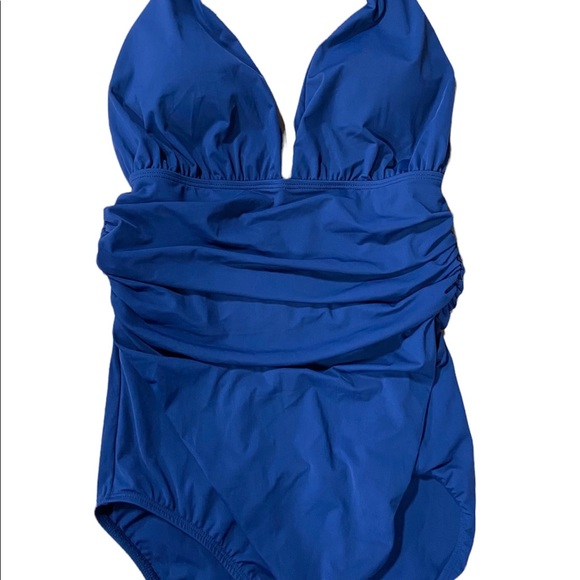 Vix | Swim | Vix Blue Bia Tube One Piece Swimsuit Size Small | Poshmark